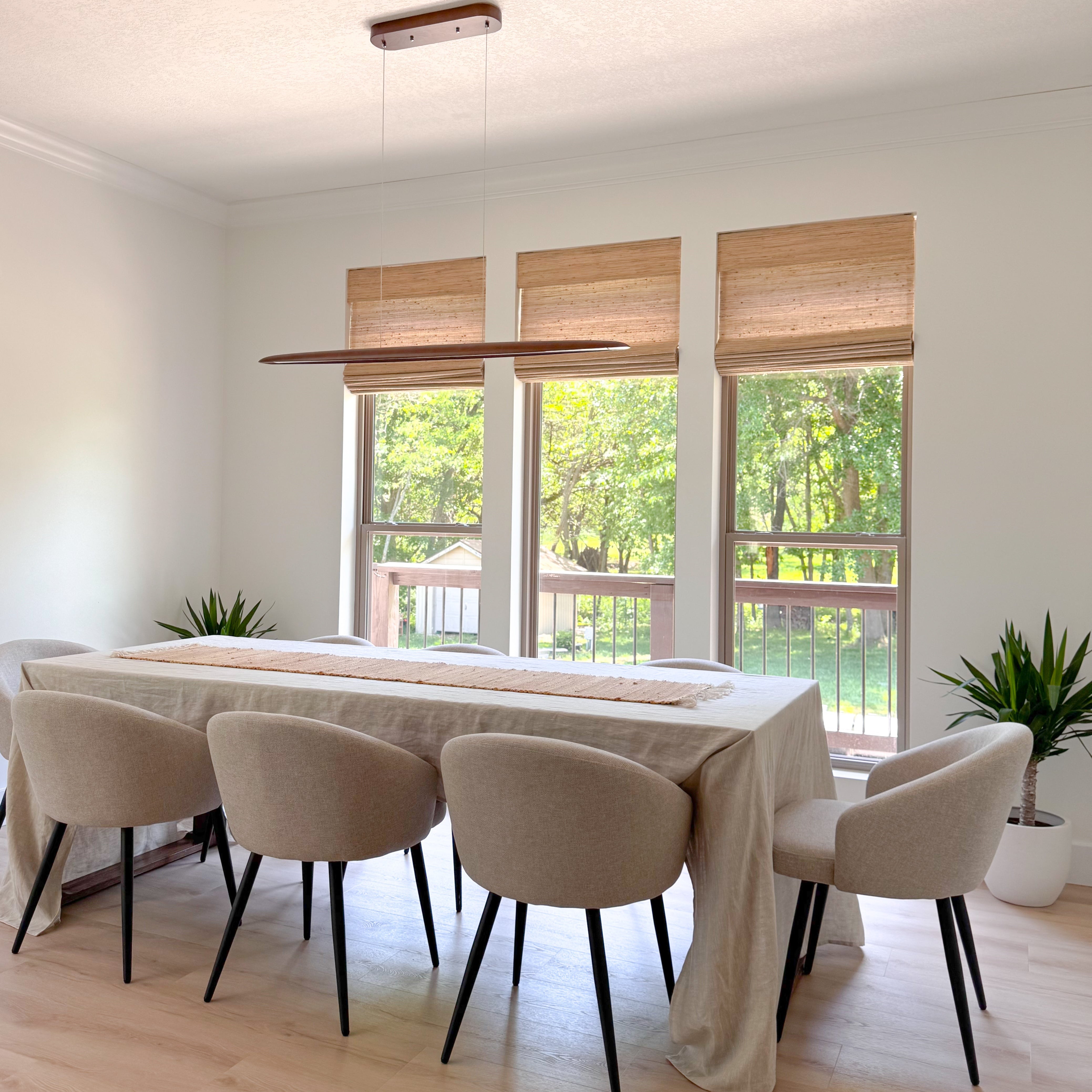 Ramie Woven Bamboo Blinds & Shades | Beige – Neutral Curtains