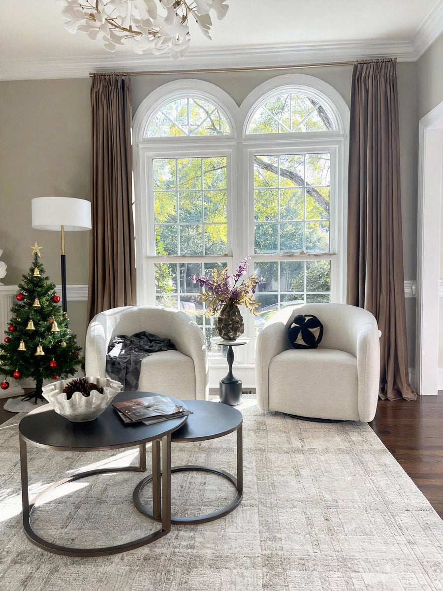 Neutral Curtains change your room's vibes