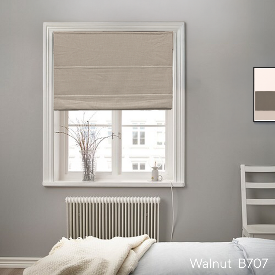 Roman Shades – Neutral Curtains
