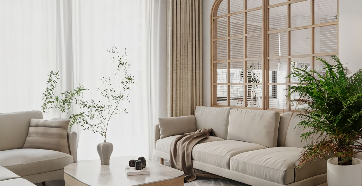 Neutral Curtains change your room's vibes